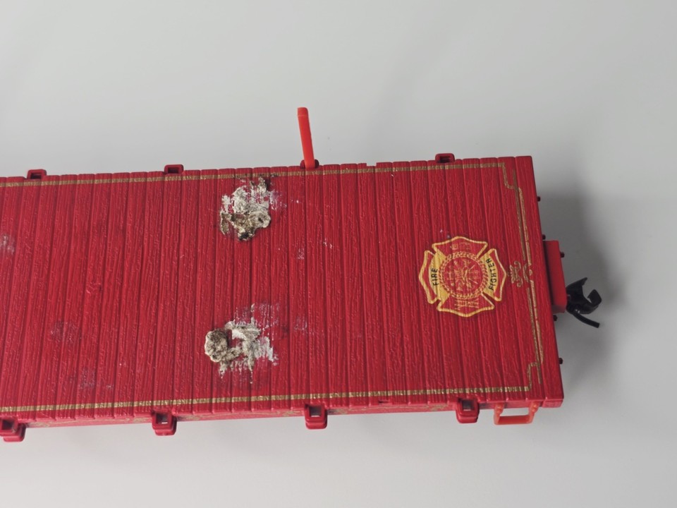 Hawthorne Village - Ho - Fire Fighters Flatcar With Fire Engine | eBay