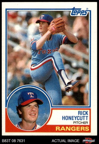 1983 Topps #557 Rick Honeycutt Rangers 6 - EX/MT | eBay