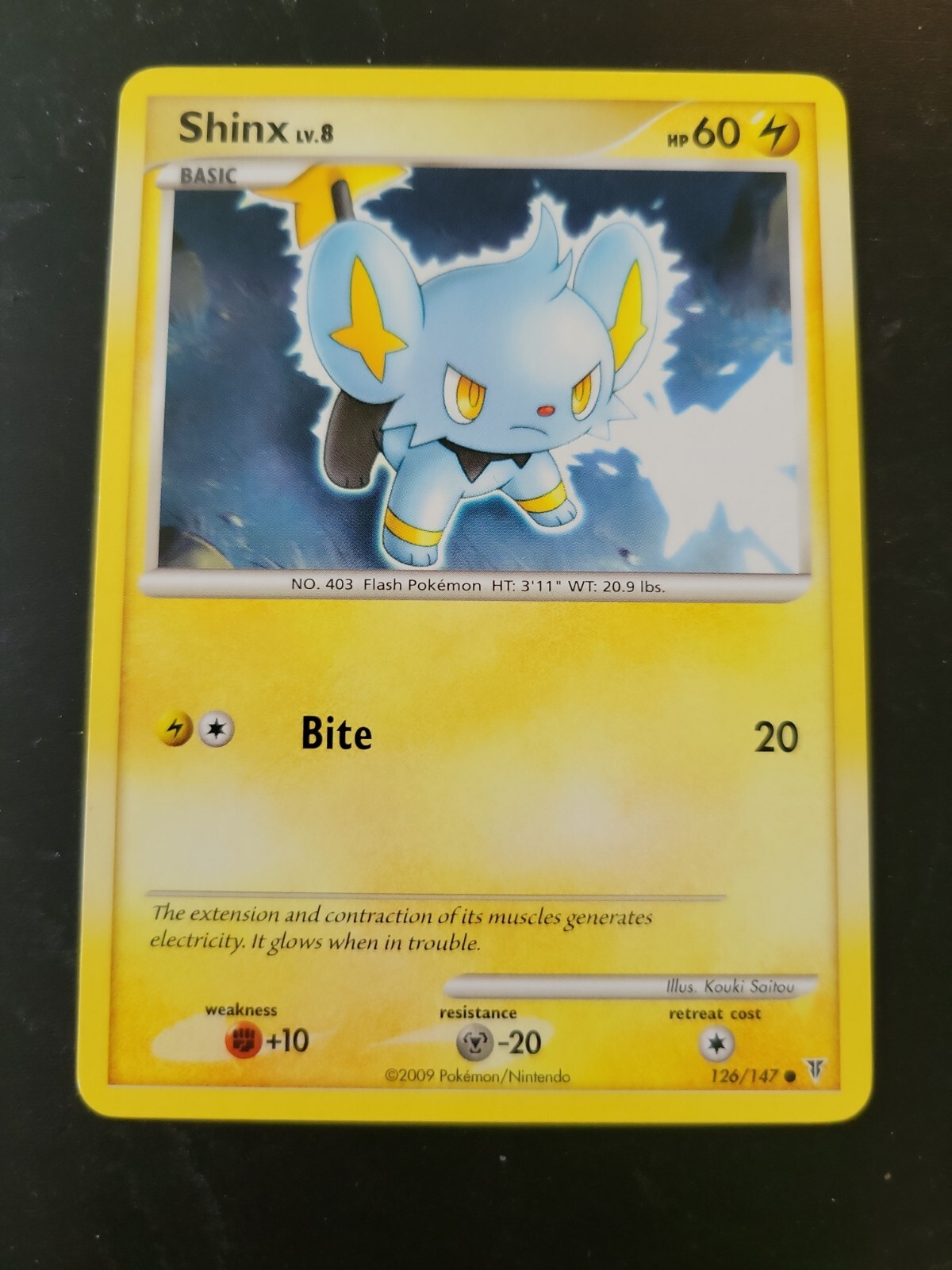 Pokemon TCG Card 2009 Supreme Victors - Shinx 126/147 | eBay