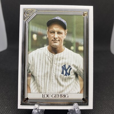 2021 Topps Gallery Lou Gehrig #139 New York Yankees | eBay
