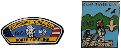 Old Hickory Council NC Lot of 2 CSP Hat Pin (PIN3553) | eBay