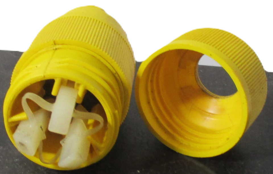 GE - General Electric Yellow L5--20A amp 125 volt Plug NEMA L5-20P Twist lock | eBay