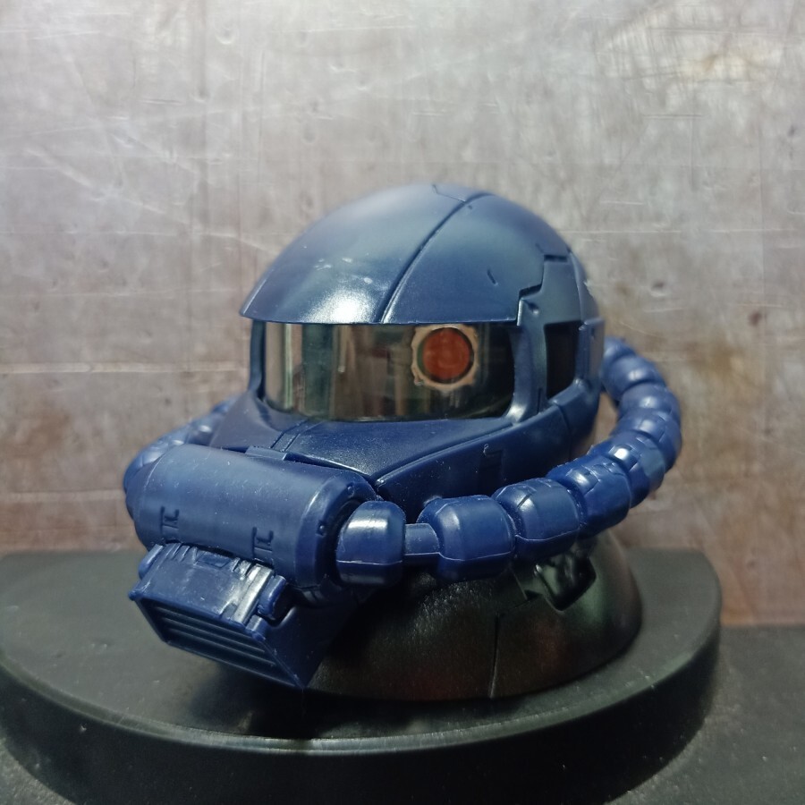 Gundam Monoeye Head Character Char Zaku I Dark Blue Color Figure | eBay