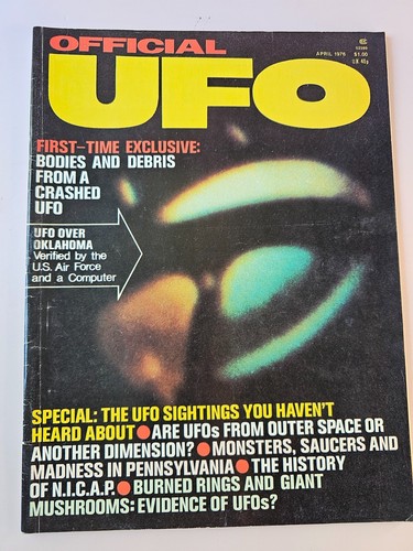 Official UFO Magazine April 1976 Bodies from Crashed UFO VG | eBay