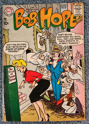 The Adventures of BOB HOPE #48 DC Comics 1957 Bob and the Seven Thieves ...