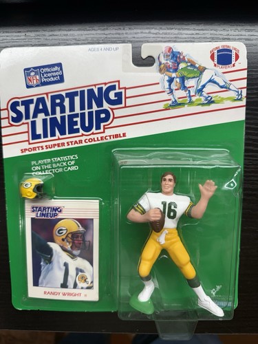 1988 Kenner Starting Lineup NFL Football Packers Randy Wright MOC | eBay