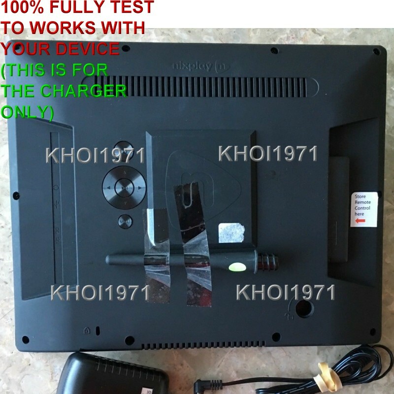 WALL AC power adapter FOR NIX NixPlay W12A digital photo frame 12 inch ...