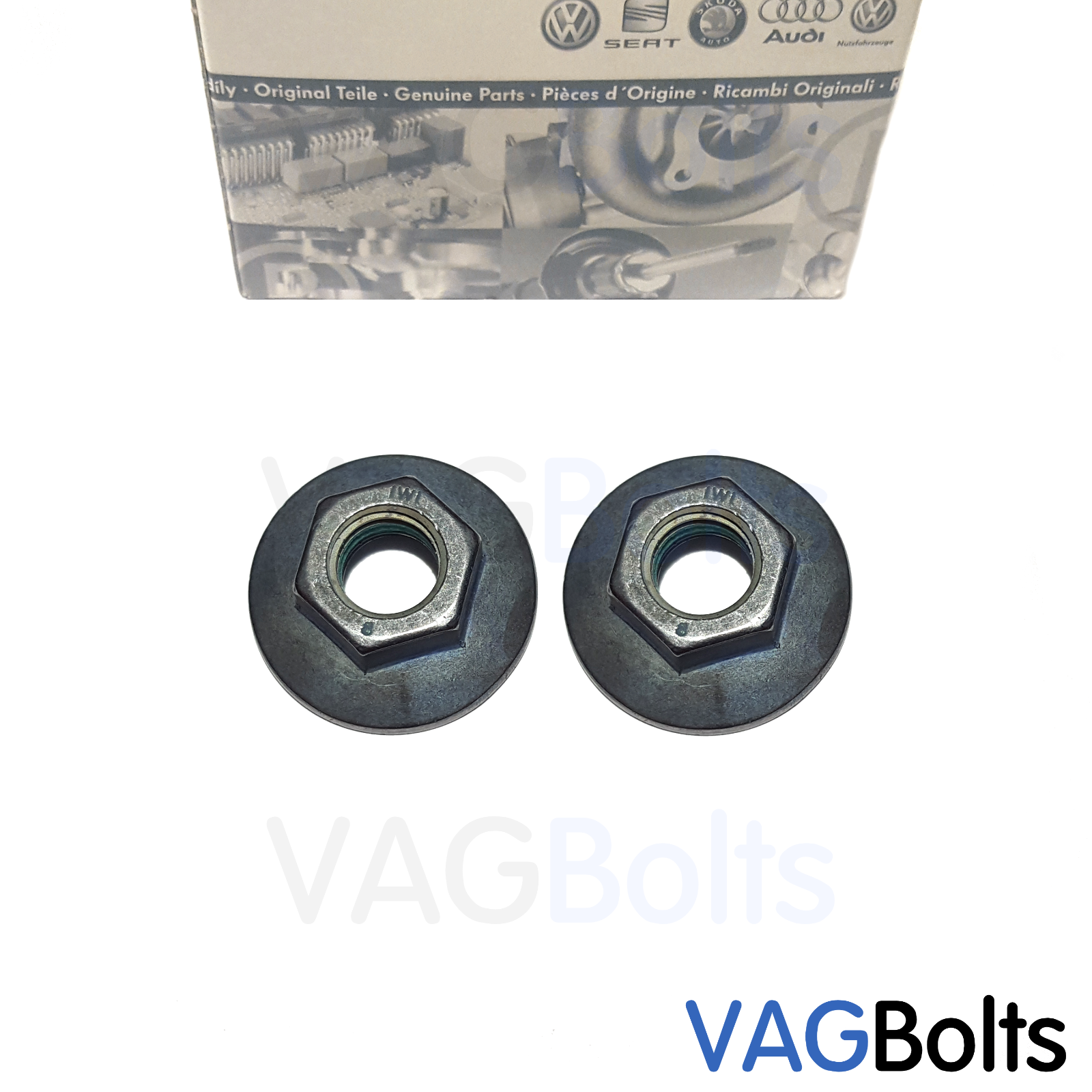 Genuine VW Audi Control Arm Front Ball Joint Collar Nuts Passat,Golf ...