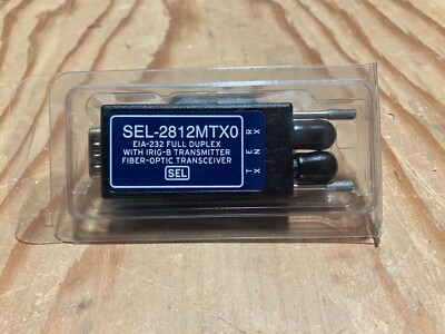 SEL-2812MTXO EIA-232 Full Duplex with IRIG-B Transmitter Fiber-Optic ...