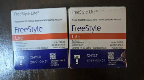 FreeStyle Lite Test Strips 50 Count x 2 Boxes 100 Total Strips | eBay
