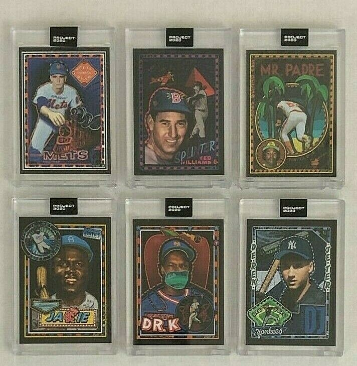 Topps Project 2020 Artist Cards Baller Ermsy EfDot Fucci Set Runs Qty ...