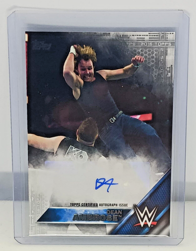 2016 Topps WWE Then Now Forever Silver Dean Ambrose Auto Autograph 05/ ...