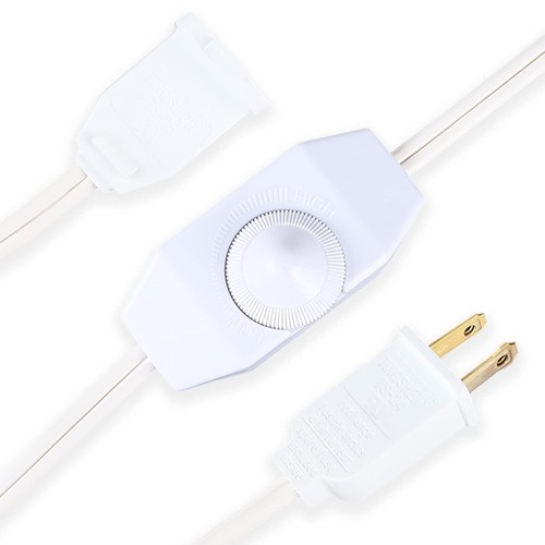 Lamp Dimmer Switch Extension Cord Plug in Dimmer,Rotary Dimmers-1Pcs ...