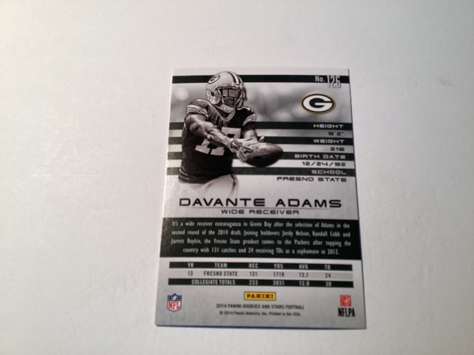 2014 panini Davante Adams Rookie #126 | eBay