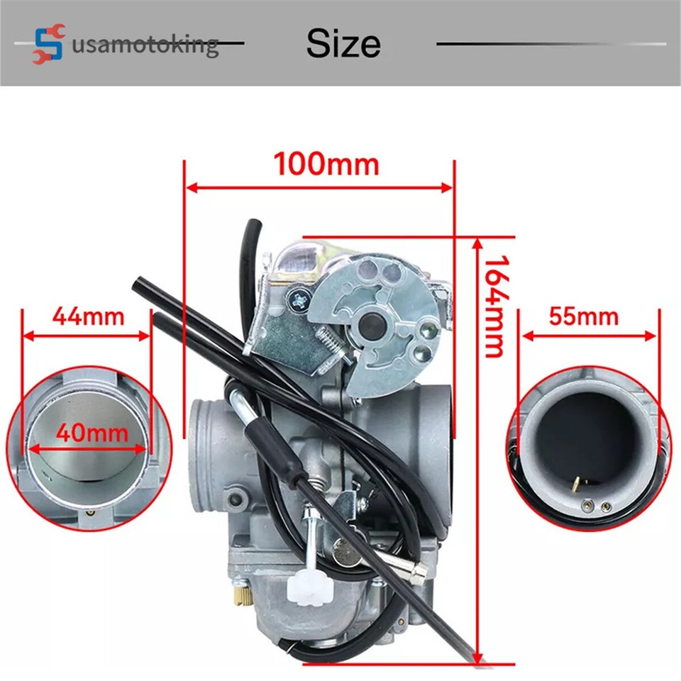 New Carburetor Fit For Mikuni TM40-6 TM40 40mm Flat slide Carb | eBay