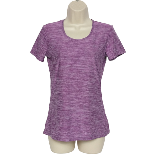 32 Degrees Womens Cool Active T Shirt Small Purple Space Dye Short ...