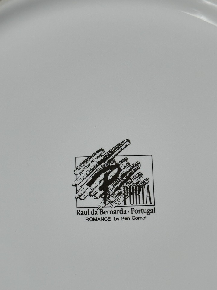 Porta Romance by Ken Cornett Bright Floral Chop Plate Serving Platter ...