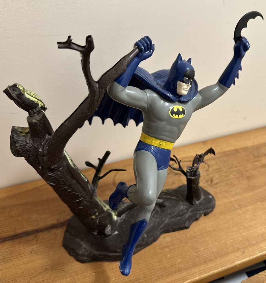 1965 Aurora Batman Model Kit Built & Painted w/ Boomerang - Original DC Comics | eBay
