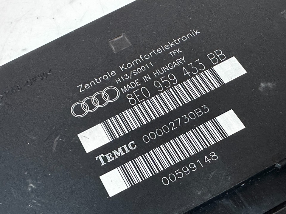2002 - 2005 Audi A4 S4 A6 Body Comfort Control Module CCM 8E0 959 433 ...