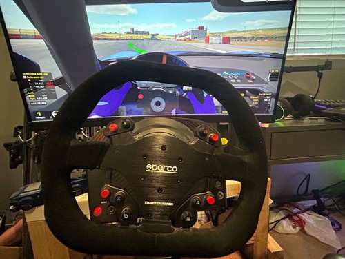 Racing sim: Thrustmaster TS-XW Sparco Wheel Shifter, and pedals | eBay
