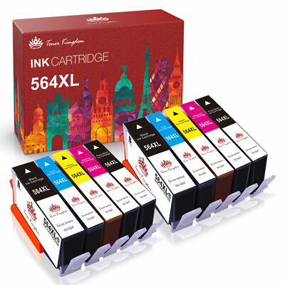 10 New High Yield 564XL 564 Ink Cartridge Black Color SET For HP ...