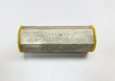 CHECK-ALL VALVE UN-3-050-SS 1/2" UNIVERSAL LOW PRESSURE VALVE | eBay