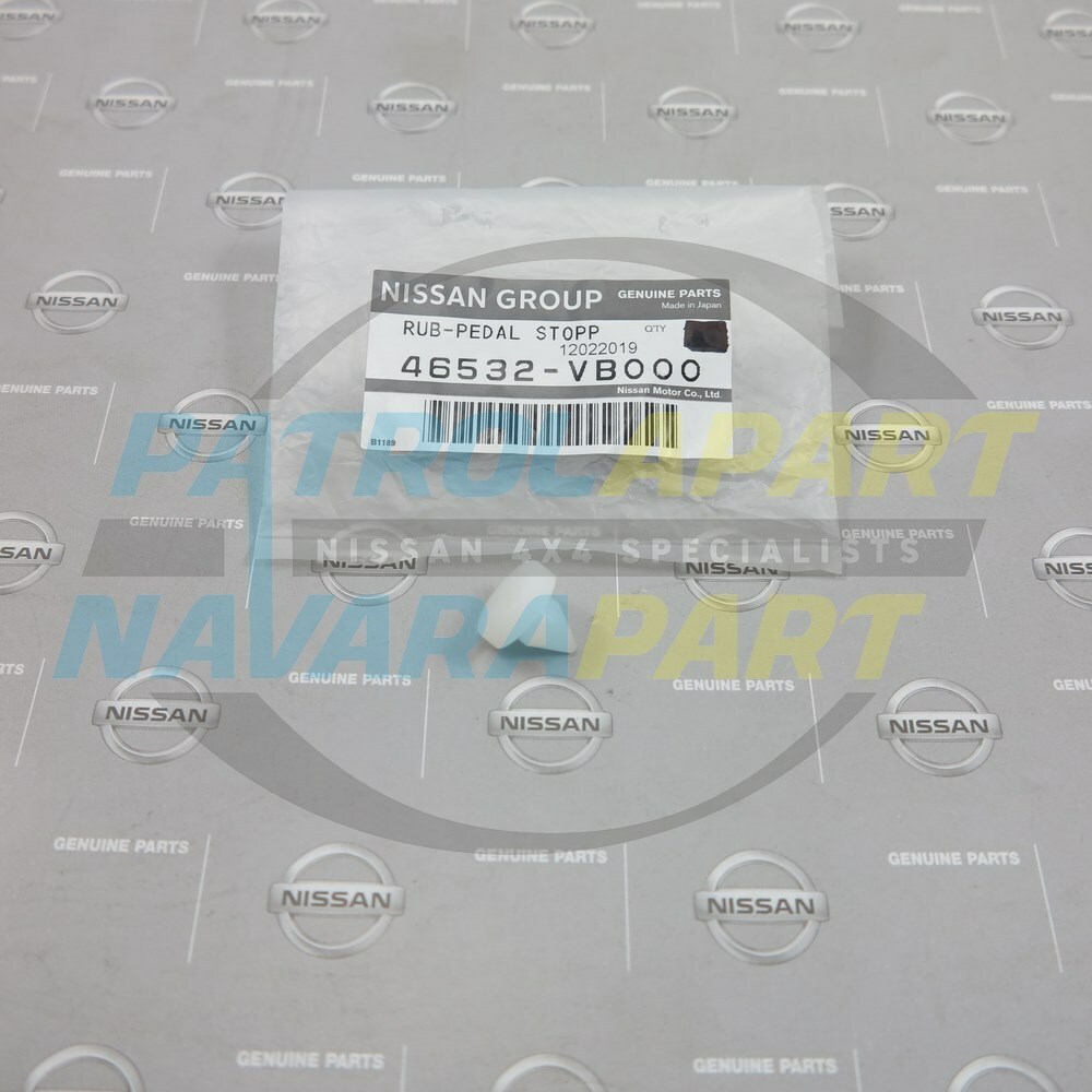 Genuine Nissan Patrol GU Y61 Brake & Clutch Pedal Stopper (46532VB000 ...
