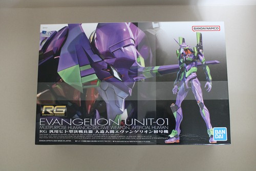 Bandai | Rebuild of Evangelion - EVA Unit-01 Model Kit | RG (Real Grade ...