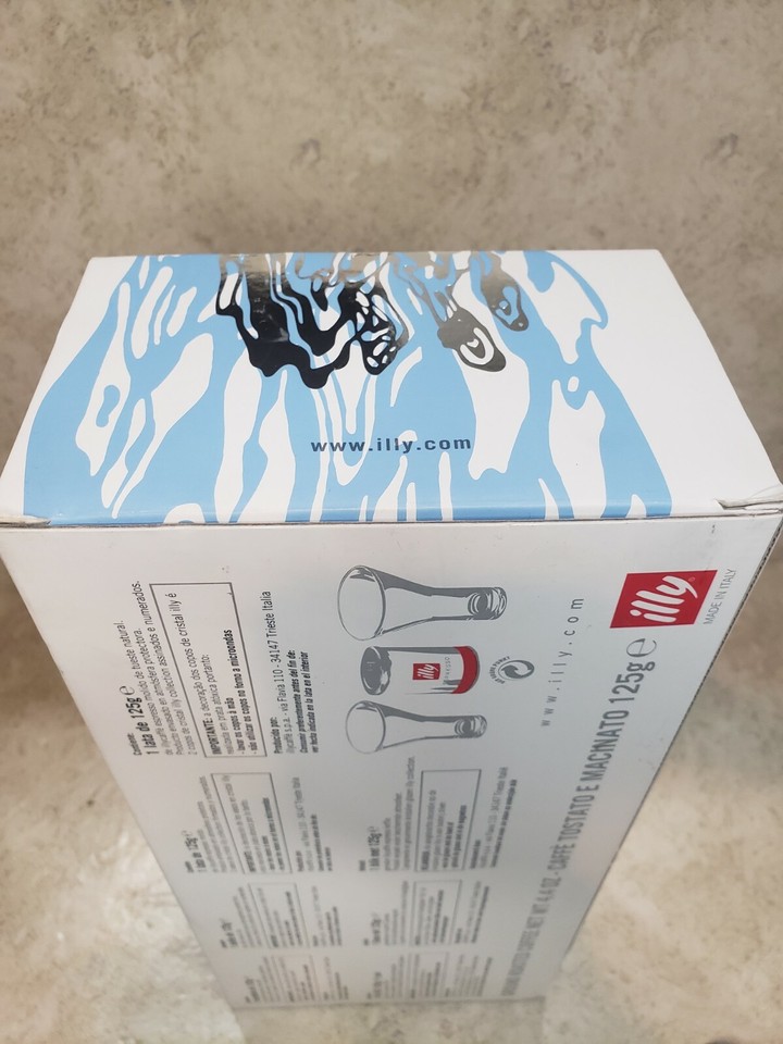 Illy Freddo Serse Roma Coffee Glasses Art Collection 2005 VERY RARE SET ...