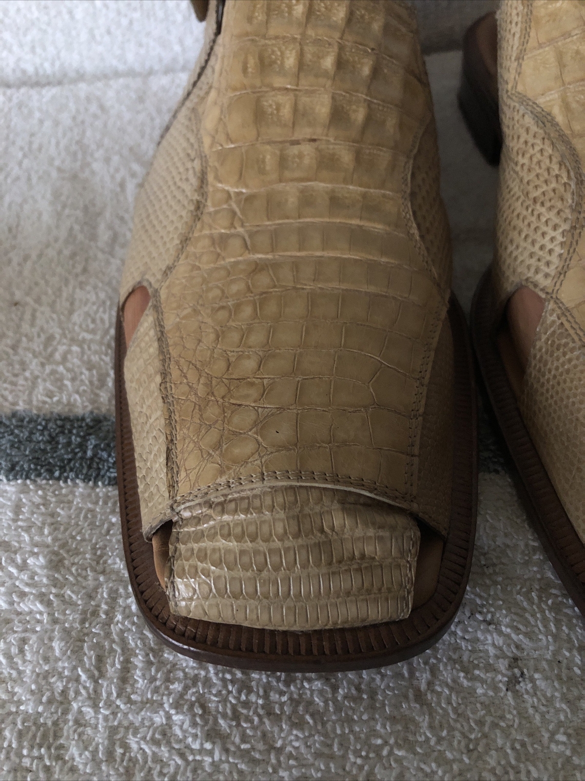 WORN ONES DAVID EDEN Genuine Crocodile Men’s Luxur… - Gem