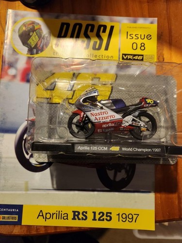 Panini Collectables Rossi Bike Collection No 08 Aprilia RS 125 1997 | eBay