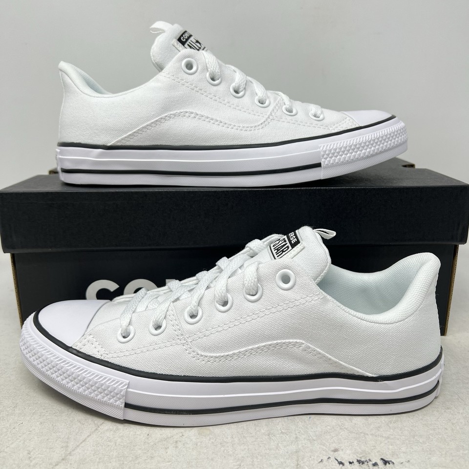 Converse Women's Chuck Taylor All Star Rave Low White Canvas Casual ...