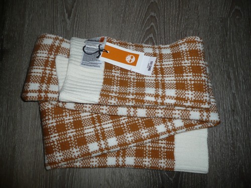 Timberland Brand Wide Scarf NEW WITH TAGS! Tan & Cream Checks Retails ...