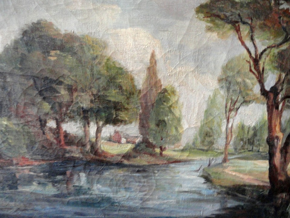 Elizabeth Parsons (1831-1897) Australian Landscape Artist, Oil on ...