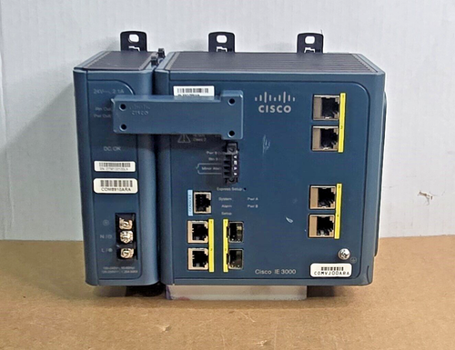 Cisco IE 3000 Series IE-3000-4TC 4-Port Managed Industrial Switch w ...