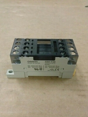 OMRON G6D-F4B DC24V Terminal Relay Block with 4 G6D Solid State Relay ...