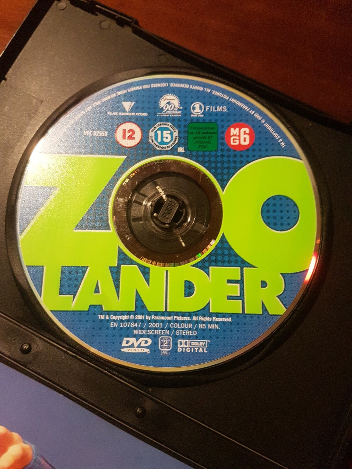 Zoolander DVD 2001 Cult Supermodel Fashion Model Movie w/ Ben Stiller ...