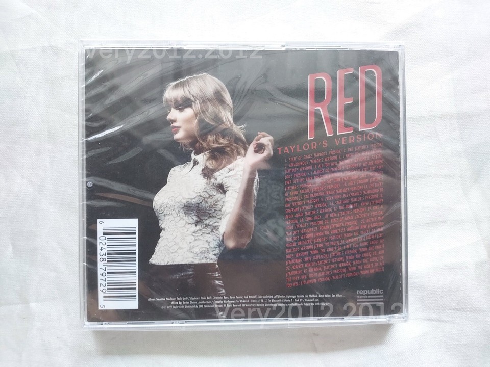 Autographed Taylor Swift RED CD (Taylor's Version) - SEALED SIGNED ...