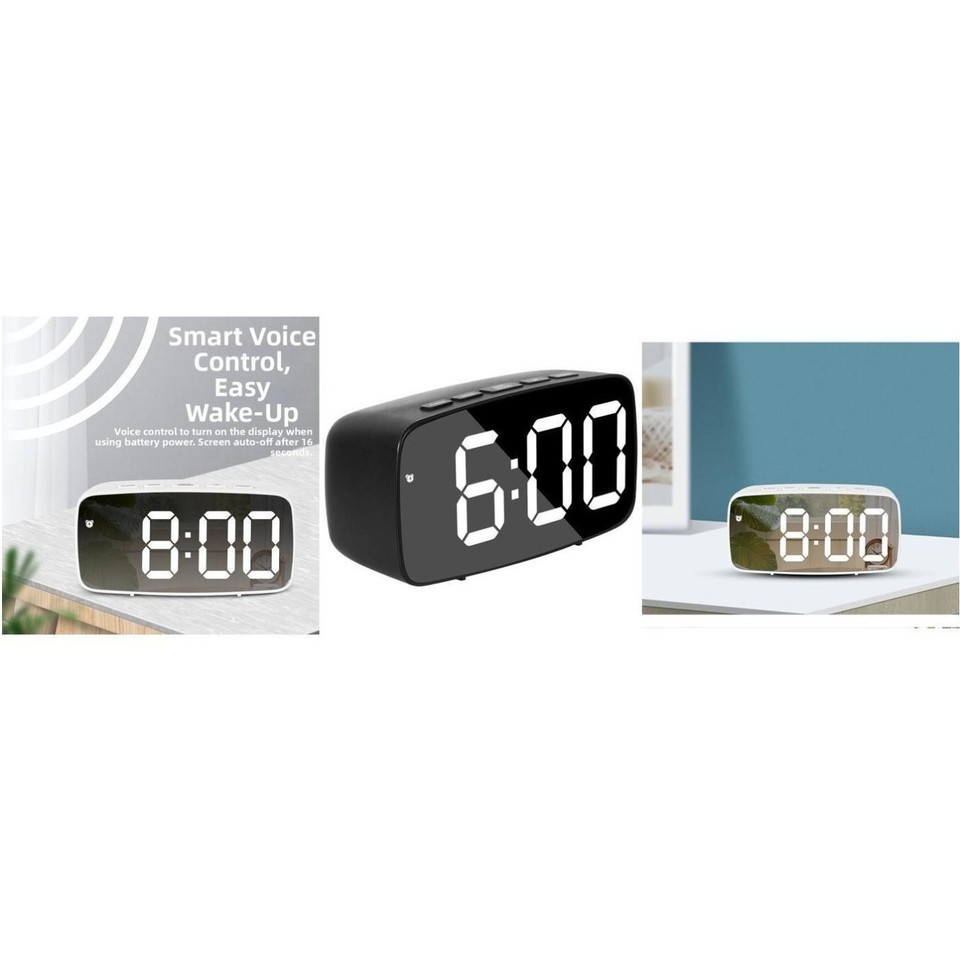 Creative Design LED Voice Clock Digital Desk Timer USB Powered Compact ...