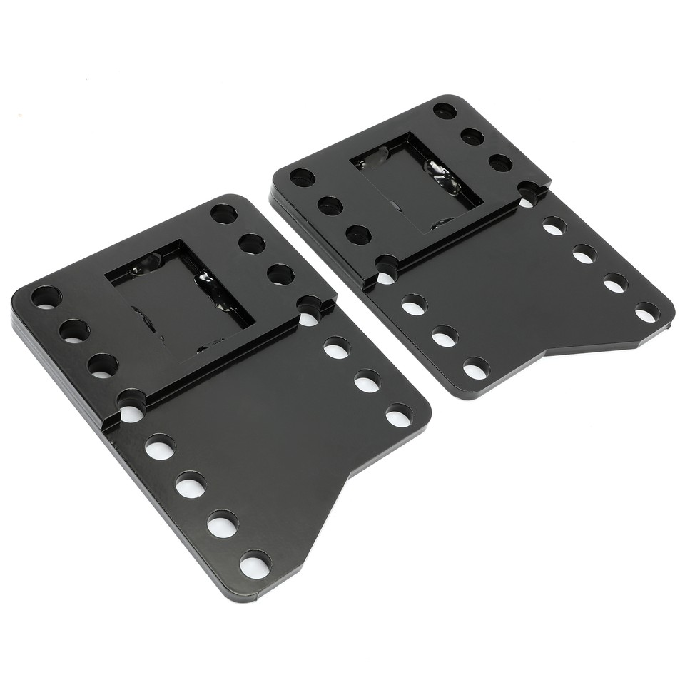 Universal Black Snowplow Mount Drop Bracket Lift Level Kit Powder ...