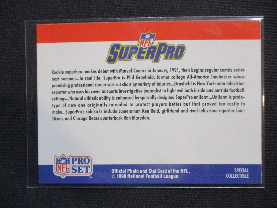 1990 Pro Set Football Special Collectible SUPERPRO Insert Card | eBay