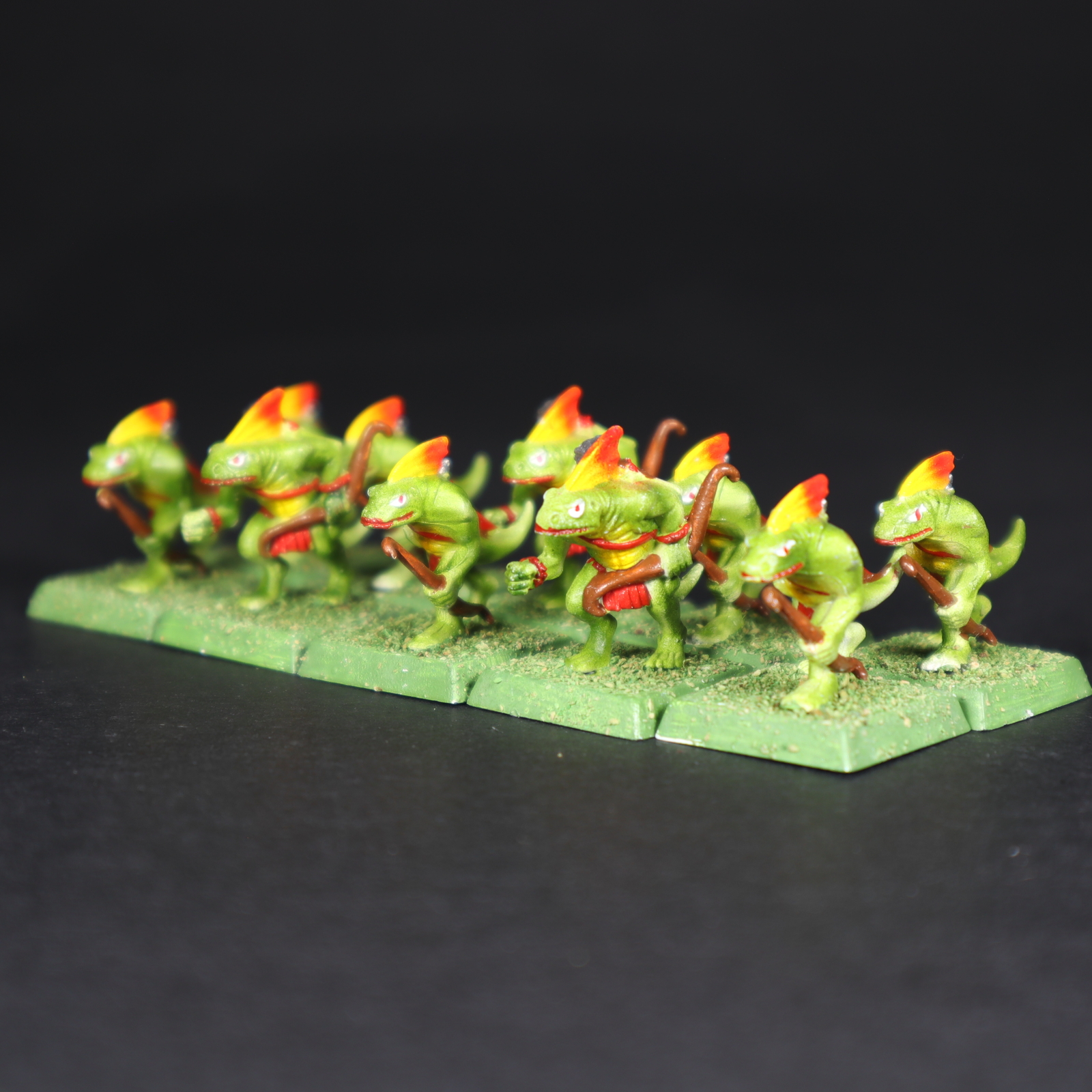 Lizardmen, Painted Skink Archers x10, Warhammer Fantasy , Games ...