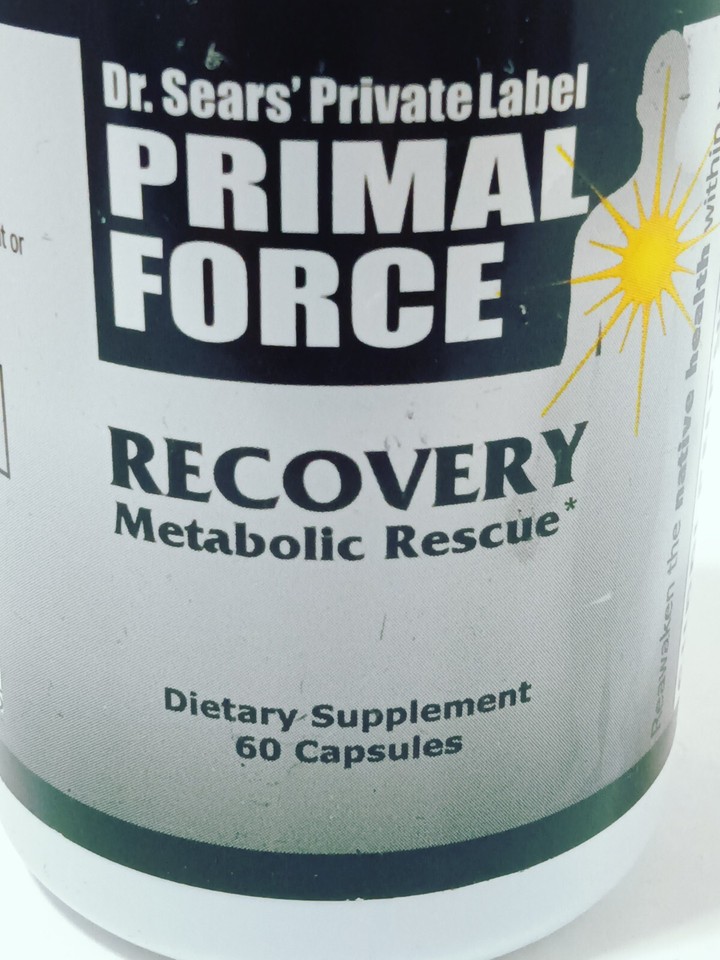 Dr. Sears' Private Label Primal Force Recovery - 60 Capsules * Sealed ...