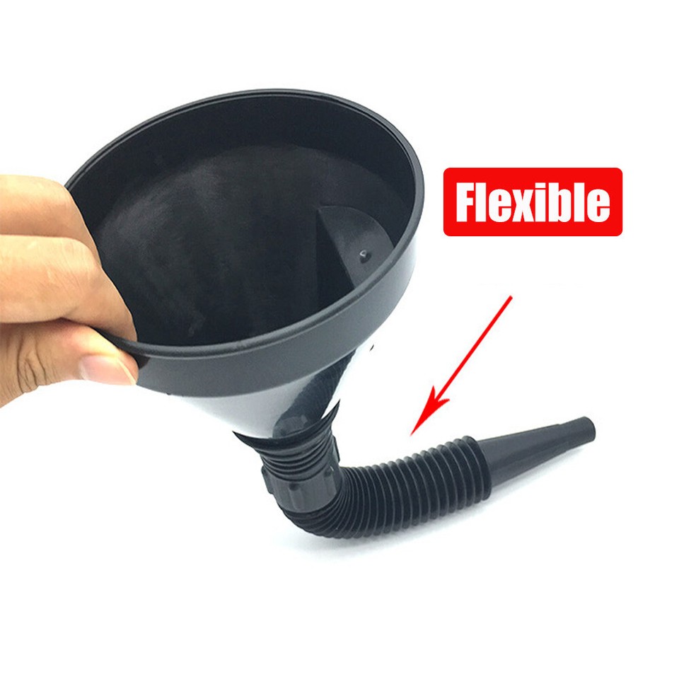Oil Funnel with Hose Gas Funnel Handle Long Flexible Spout Extension ...