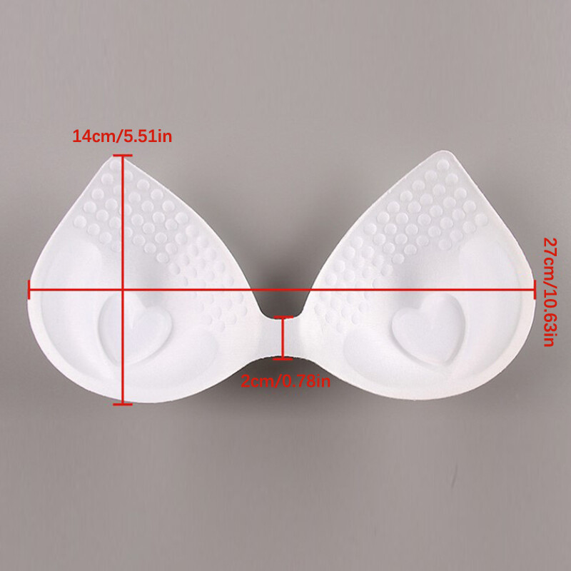 Swimsuit Padding Inserts Women Clothes Accessories Foam Triangle Sponge ...