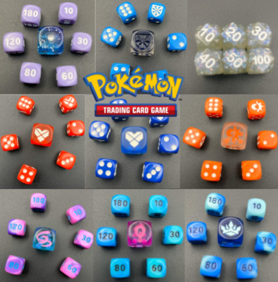 Pokémon Dice, Counters and coins (You Choose!) | eBay