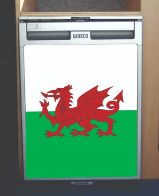 Waeco CRX50 Vinyl Fridge Sticker Wrap Print -Welsh Flag | eBay UK
