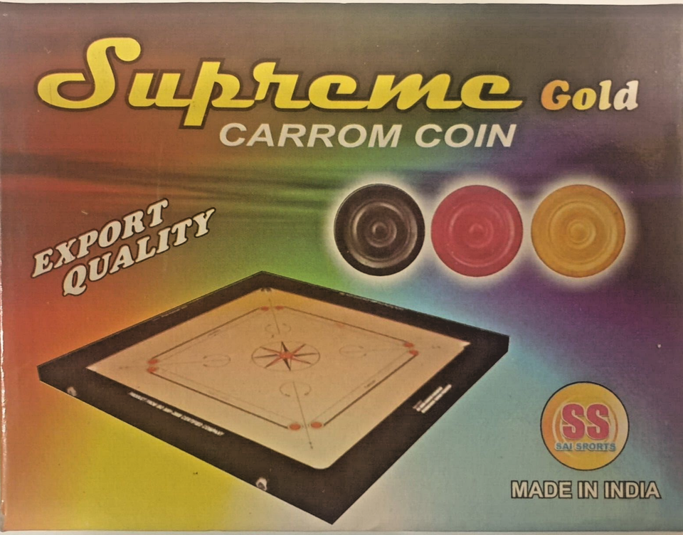 24 peices Wooden Carrom Board Counter Peices, Carrom Mens, Carrom Coins ...