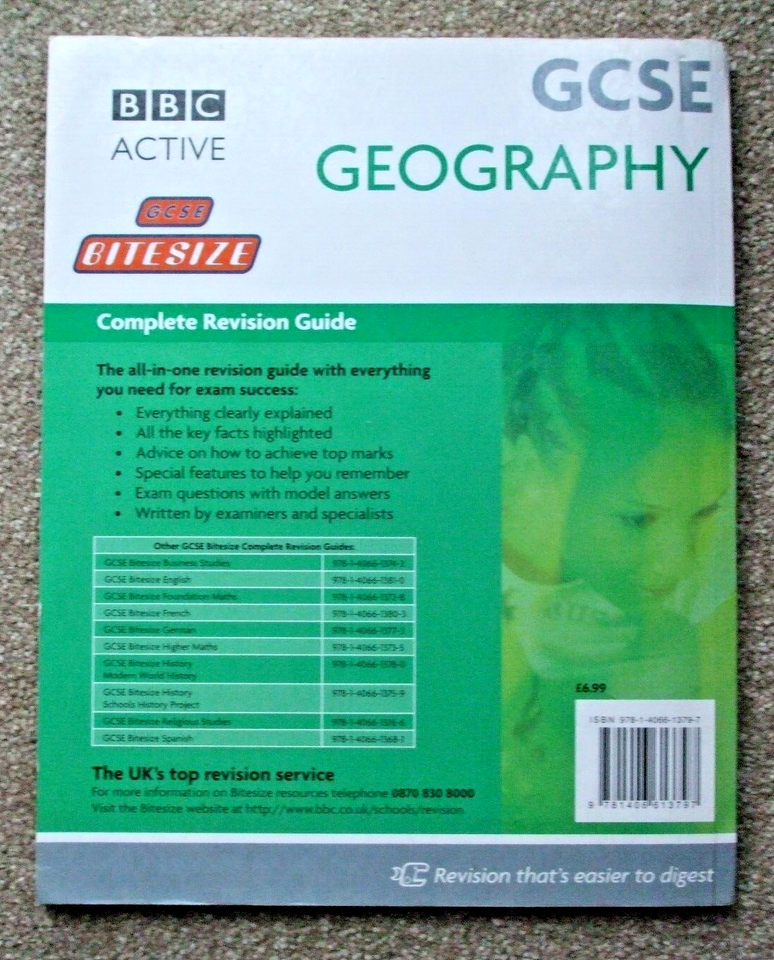 GCSE Bitesize Revision Geography Book: Complete Revision Guide by ...