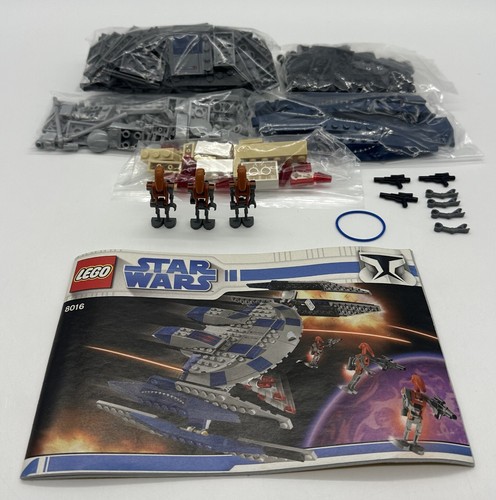 LEGO STAR WARS: HYENA DROID BOMBER 8016, 100% Set-Minifig-Instruction ...